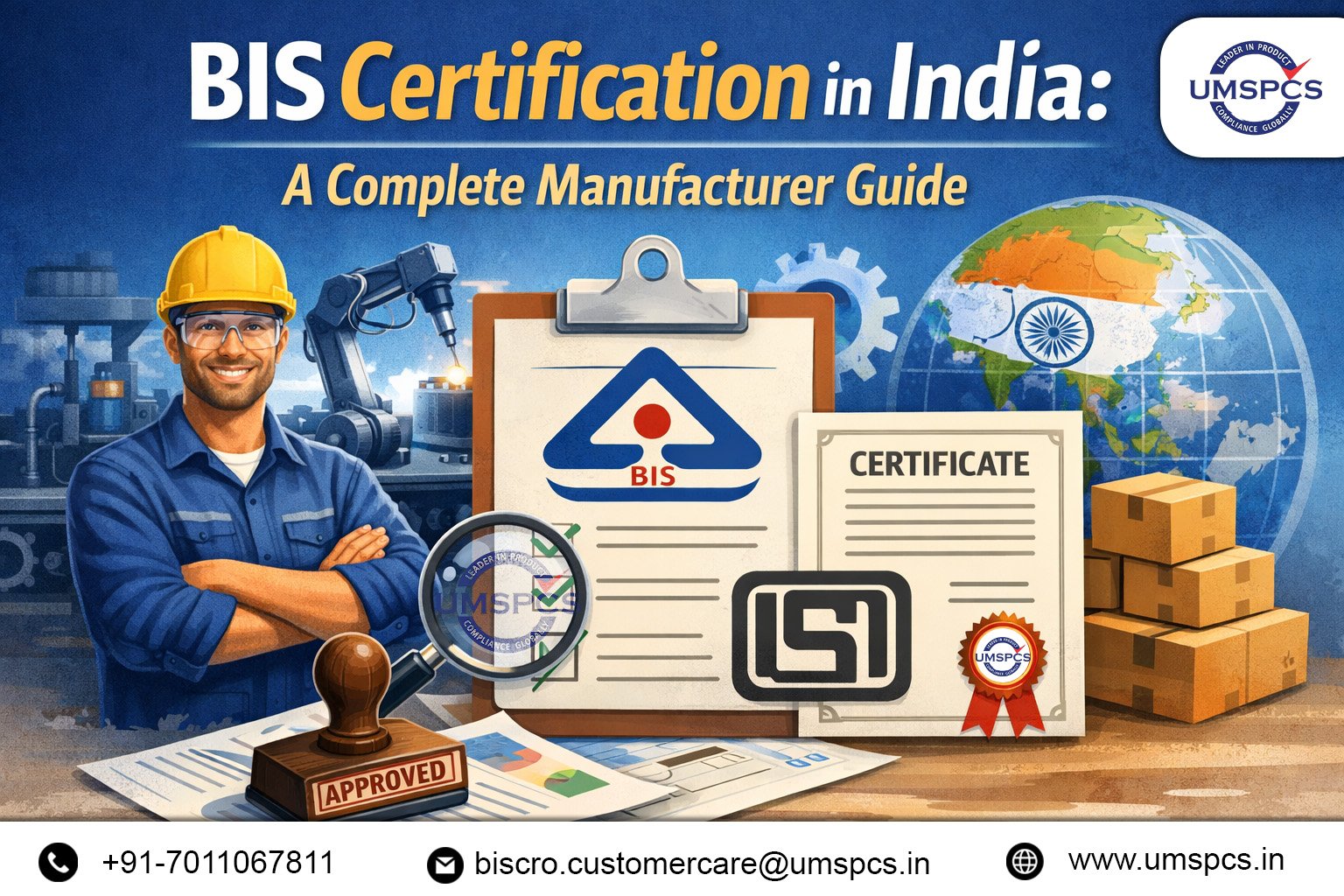 BIS Certification in India: A Complete Manufacturer Guide for you