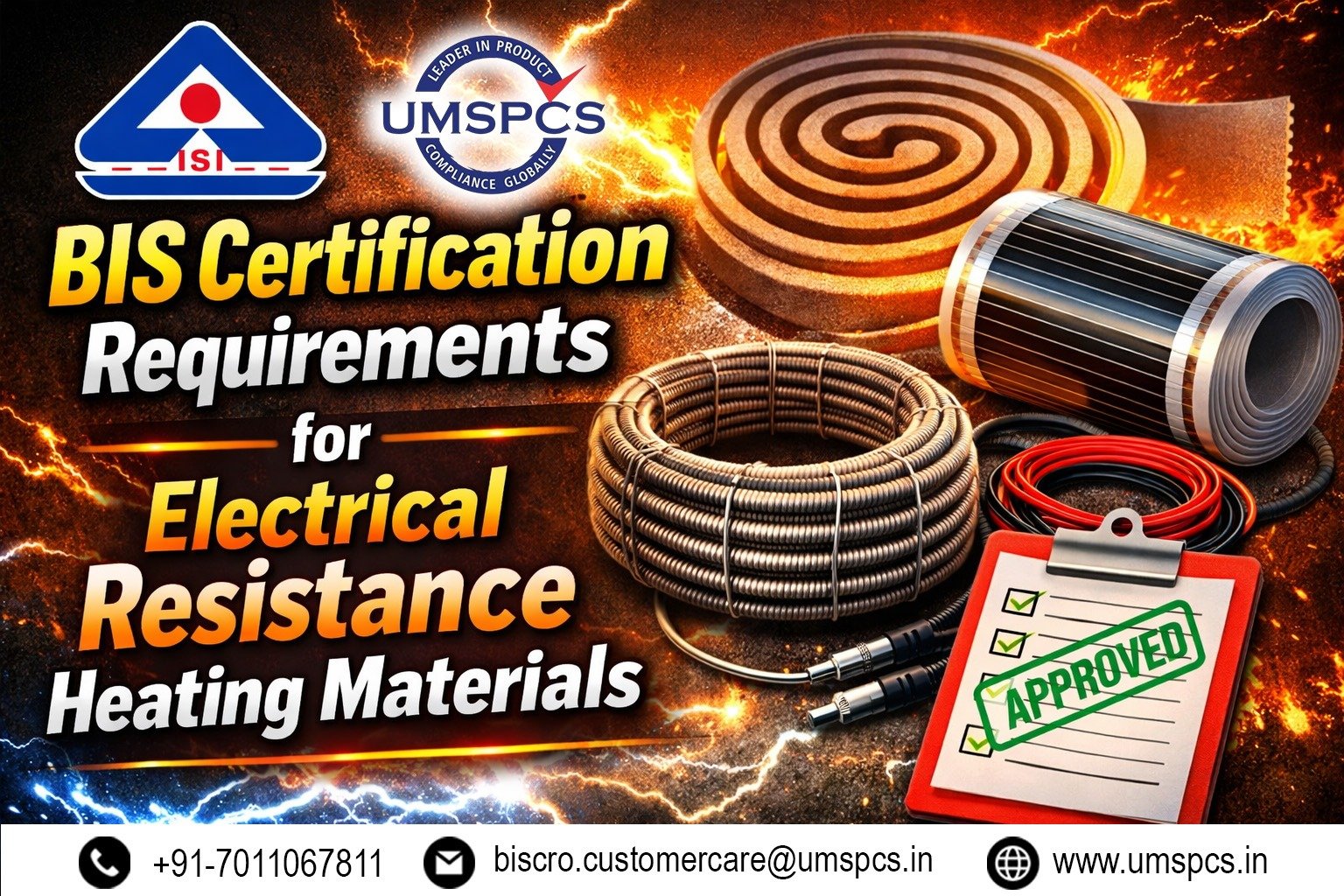 BIS Certification Requirements for Electrical Resistance Heating Materials