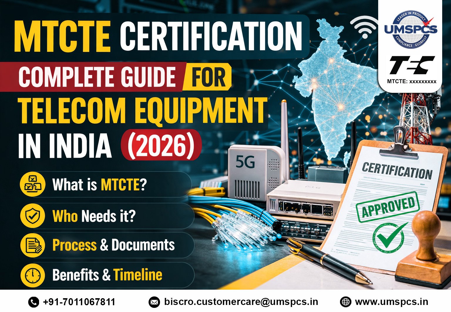 MTCTE Certification: Complete Guide for Telecom Equipment in India (2026)