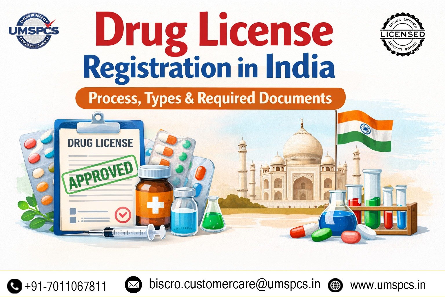 Drug License Registration in India: Process, Types & Documents